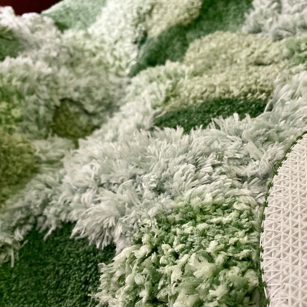 Custom Thick Moss Rug,turfted Wool Rug ,foerest Artificial Area Rug ...
