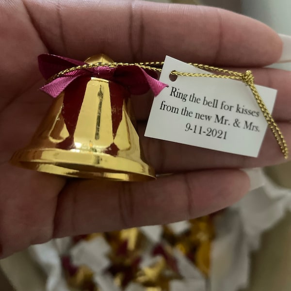 Bell Sampler - Wedding Bells, Kissing Bells, Wedding Favor, Bell ...