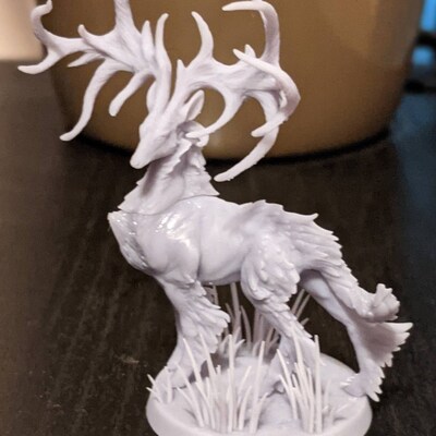 Stags Fantastic Elk Buck Deer Mini Monster Mayhem Wargaming Miniatures ...