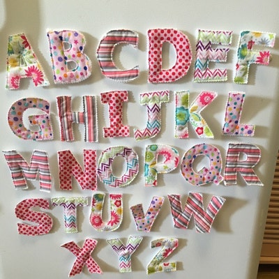 Handmade Fabric Alphabet Letters-unique Gift for a Baby - Etsy