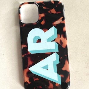 Personalised Large Initial Iphone Case Iphone 12 Case Custom - Etsy