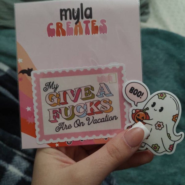 Spooky Readers Club Member Sticker Halloween Book Lover Sticker, Cute ...