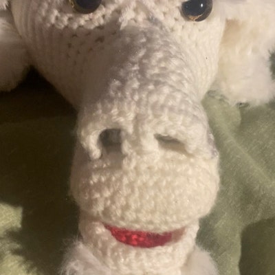 Amigurumi Crochet Pattern for Falkor Inspired Luck Dragon. Instruction ...