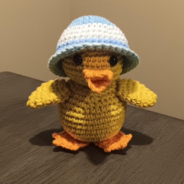 Baby Duck Crochet Pattern PDF- Amigurumi Plushie Directions With ...