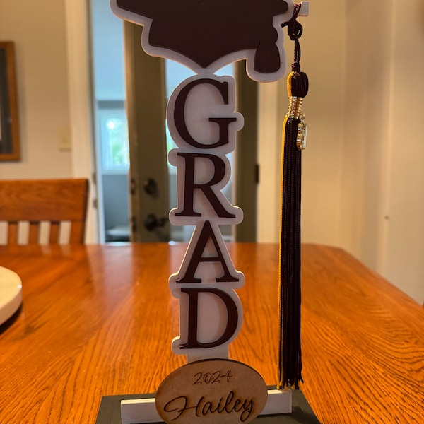 Graduation Table Cap & Tassel 2023 .svg Glowforge Xtool Template - Etsy