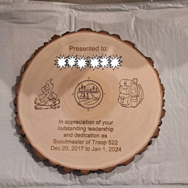 Cub Master Appreciation Plaque - Etsy