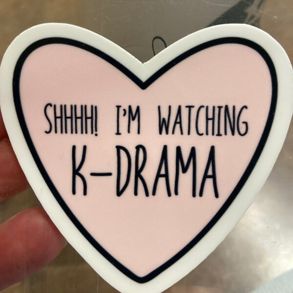K-drama - Heart - Kdrama Fans Set of 3 Stickers - Laptop Decals ...