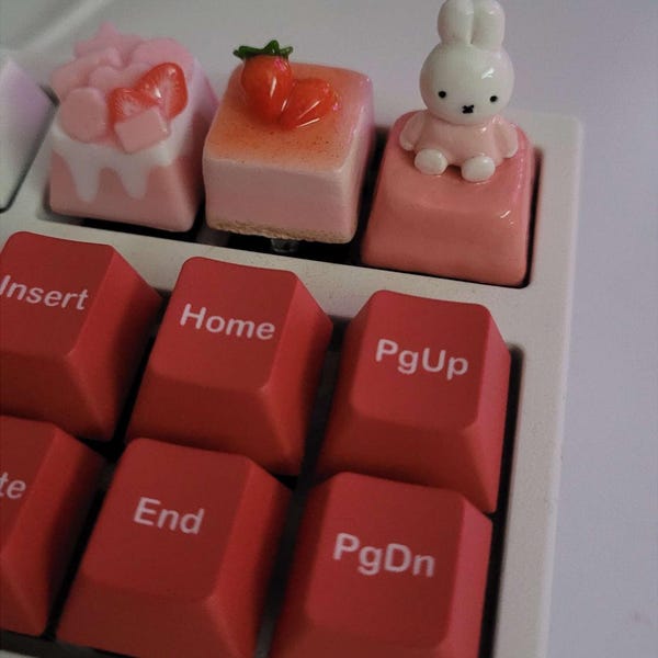 Miffy Artisan Keycap | Rabbit Keycap | Cute Keycaps | Handmade | Miffy ...