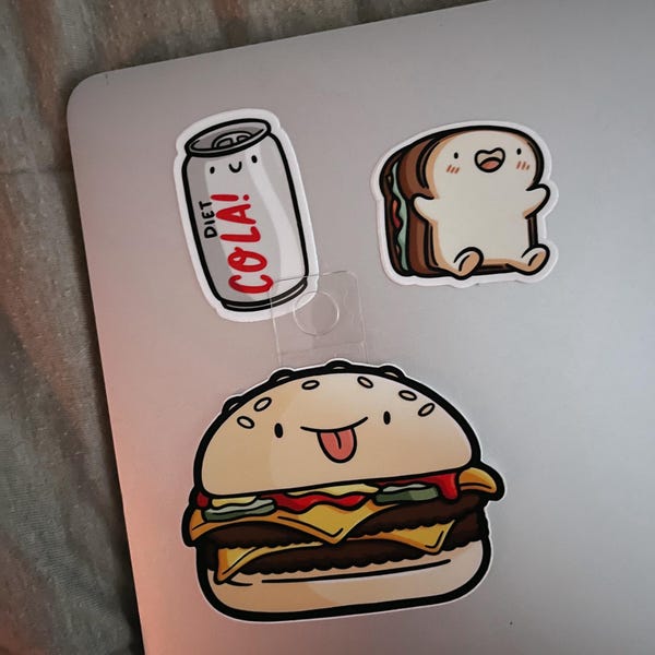 Mini Cinnamon Roll Vinyl Sticker Waterproof Phone Sticker Cute Cinnamon ...