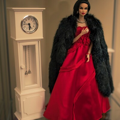 Working Grandfather Clock for Dolls / 1:6 Scale for 12 Inch Doll - Etsy