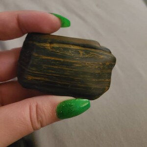C10 MAGNETIC Genesis Stone Wyoming BIF Banded Ironstone Magnetite ...