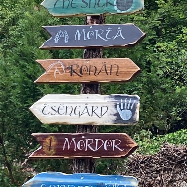 Multi Pack Story Book & Fairytale Signpost Signs School Reading Corner ...