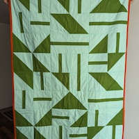 Leaded Light Quilt Pattern PDF Download Modern Quilt Pattern - Etsy Canada