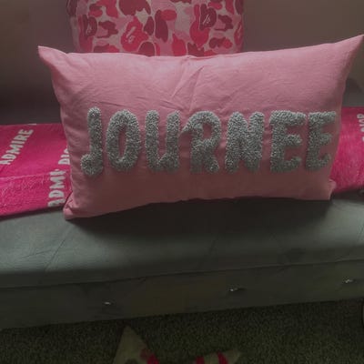 Custom Embroidered Pillow Personalized Gift, Home Decor, Anniversary ...