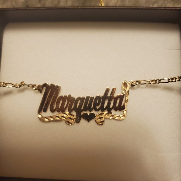 Customized Gold Name Plate Handmade - Etsy