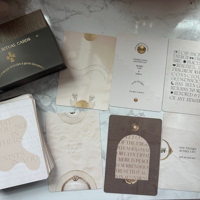 Reflection Mindful Ritual Oracle Cards, Mindset & Affirmation Deck ...