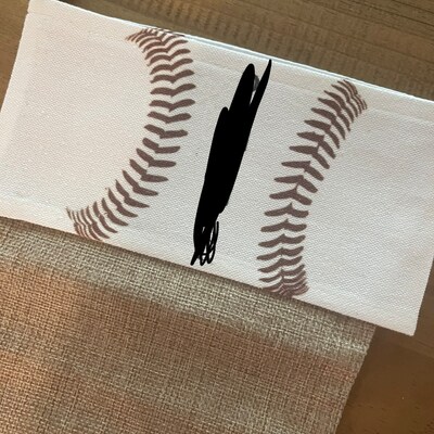 Baseball Christmas Stocking, Christmas Stocking, Stocking for Child ...