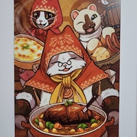 Grammeowster Chef - 11"x17" Print - Monster Hunter World Iceborne ...