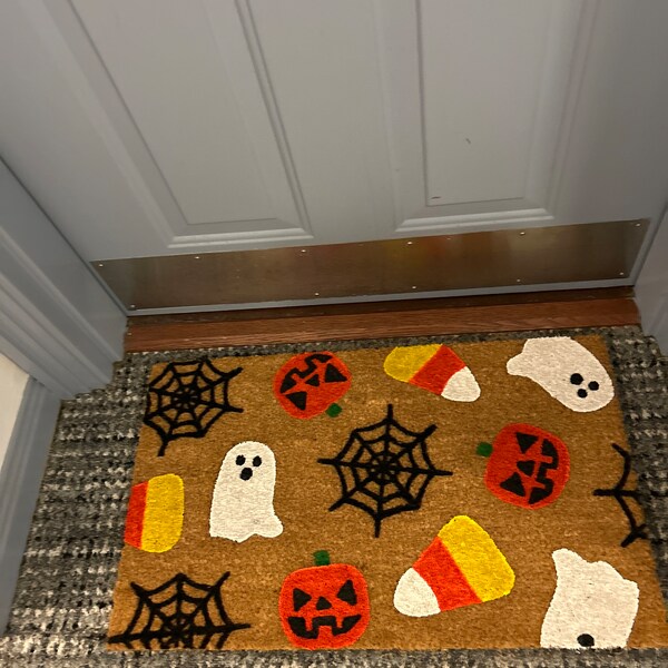 Halloween Doormat, Autumn Doormat, Welcome Mat, Halloween Porch Decor ...