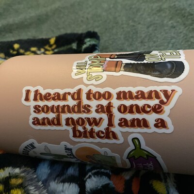 Overstimulated ADHD Too Many Sounds Sticker Neurodivergent Mental ...