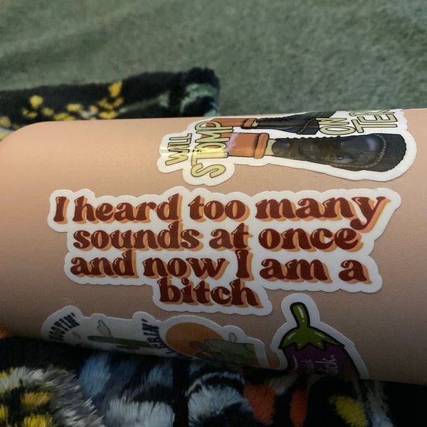 Overstimulated ADHD Too Many Sounds Sticker Neurodivergent Mental ...