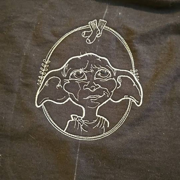 Dobby Machine Embroidery Design - Etsy