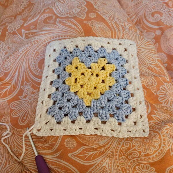 PDF Pattern Autumn Festival Blanket Granny Square Blanket Pattern Fall ...