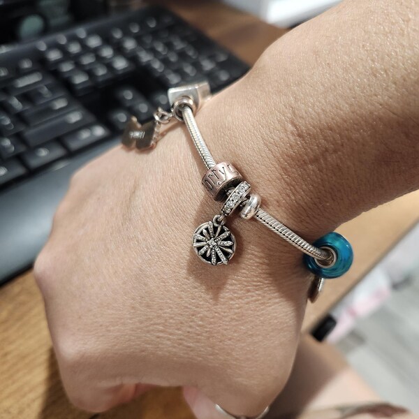 Authentic Pandora Ladybug Murano Glass Charm Bead Retired Pandora ...
