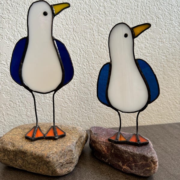 Seagull - Stained Glass Pattern (digital PDF and JPG DOWNLOAD) (2 ...