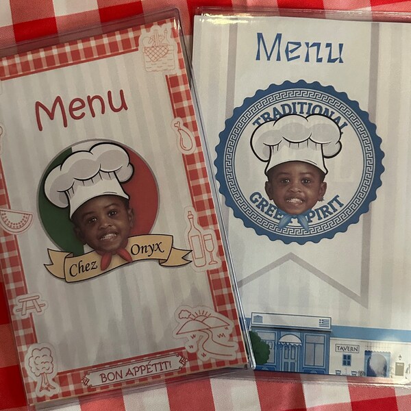 Diner Restaurant Menu for Kids Kitchen Pretend Play - Toddler ...