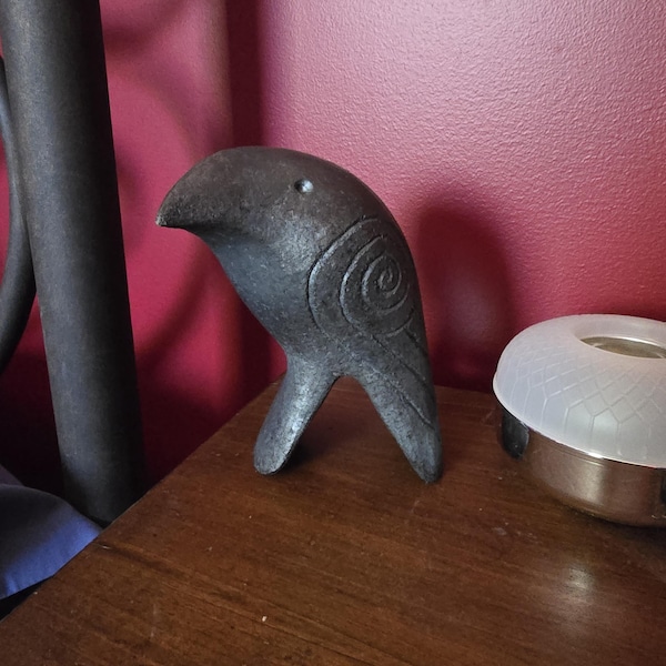 Ceramic Sculpture of Crows,figurine,bird Figurine,black Raven,art and ...