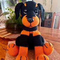Rottweiler Rosi Amigurumi Häkelanleitung (DEUTSCH + ENGLISCH), Hund ...