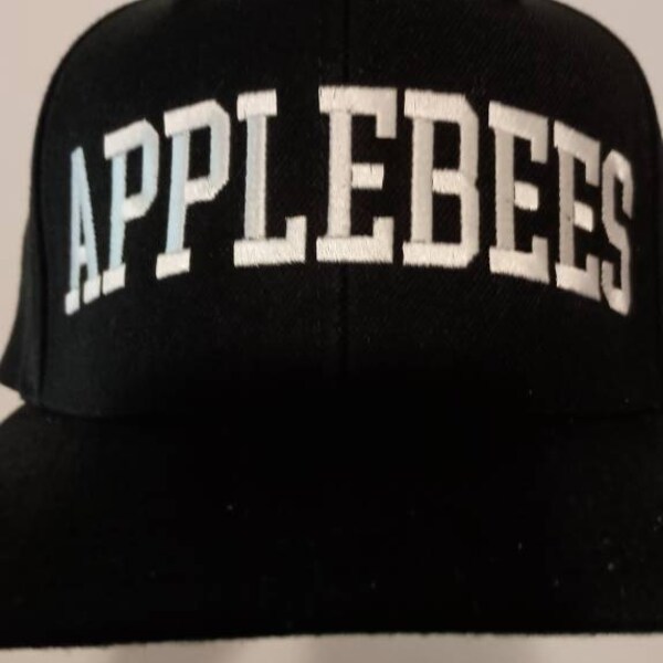 Custom Two Tone Hat Embroidered Custom Snapback Varsity Font Hat Custom ...