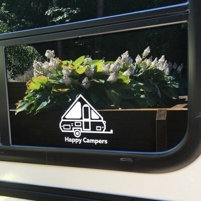 Personalized Pop up Trailer Vinyl Car Window Decal Pop up Camper Travel ...