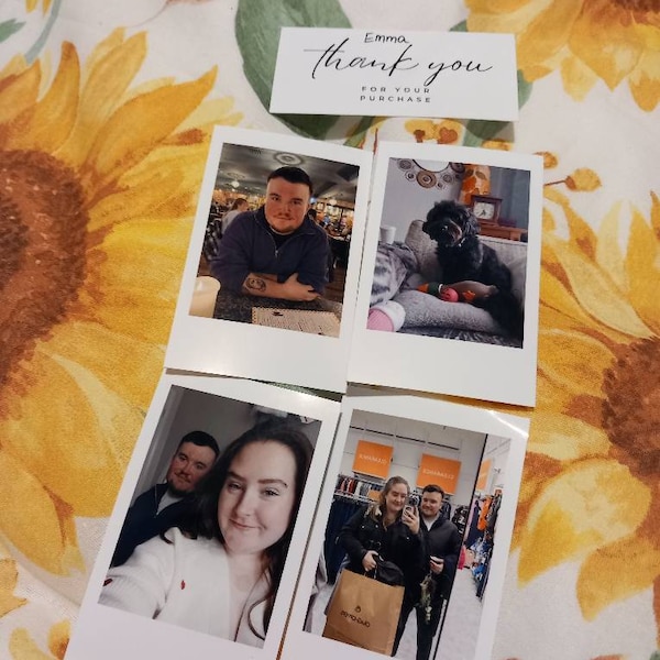 Photo Place Card With Ribbon, Party Place Cards, Wedding Table Place ...