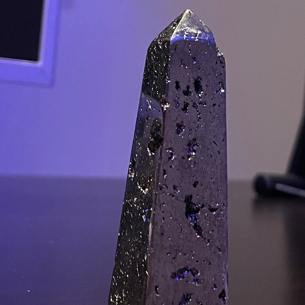 Pyrite Obelisk Crystal Tower - Raw Natural Large Pyrite Towers - High ...