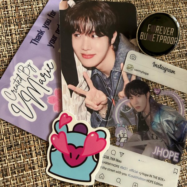 Bangtan J-hope Hobi 1994 Stickers | Custom Designed Kpop Fan Made ...