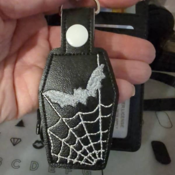Coffin Keychain, Coffin Key Chain, Coffin Keyfob, Coffin Key Ring ...