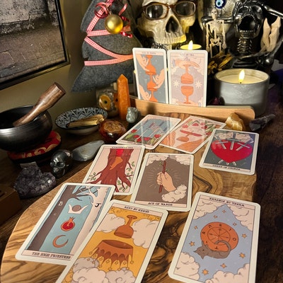 Tarot Deck Moon Magic, Tarot Cards 78 Gift Set With Guidebook,box,cloth ...