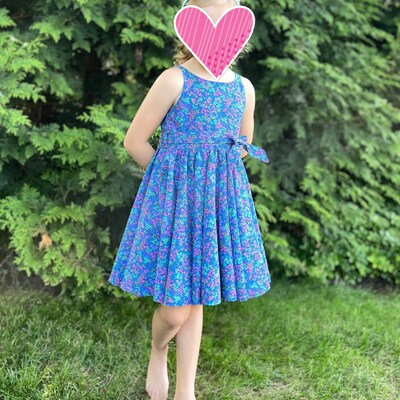 Freesia PDF Digital Sewing Pattern Sizes 1-14, Dress Pattern - Etsy