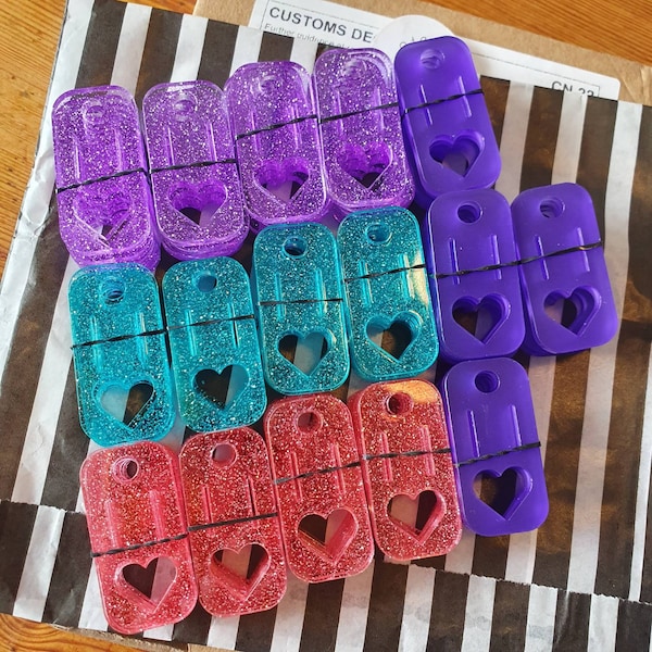 PIPSQUEAKS Acrylic Thread Drops | Floss Drops | Organiser Drop for ...