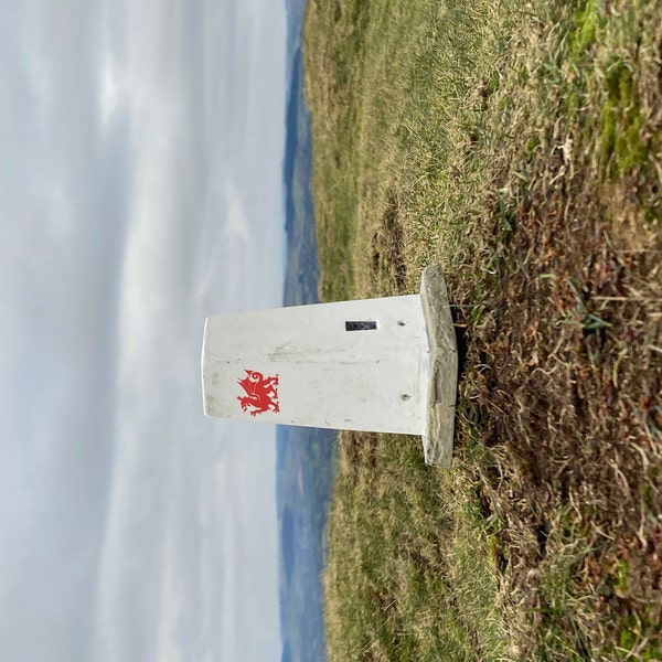 Personalised OS Trig Point Model - Plain White With Your Choice of Text ...