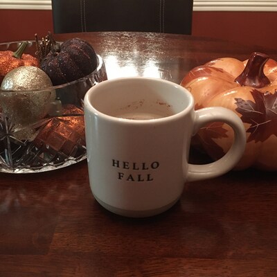 Hello Fall Coffee Mug Fall Coffee Mug PSL Mug Fall Coffee Cup Rustic ...