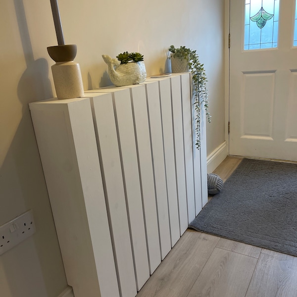 Elemental Custom Radiator Cover - Wide Vertical Slat Design, Custom ...