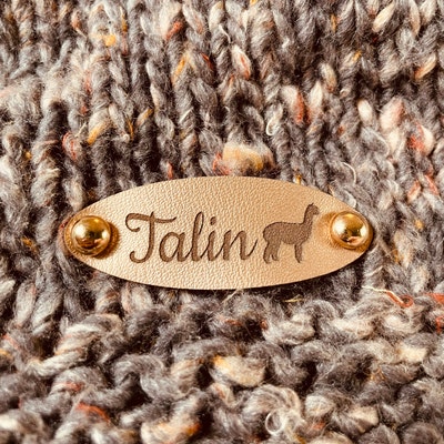 Set of 5 Personalized Zipper Name Tag Charms With Snap Hook for School ...