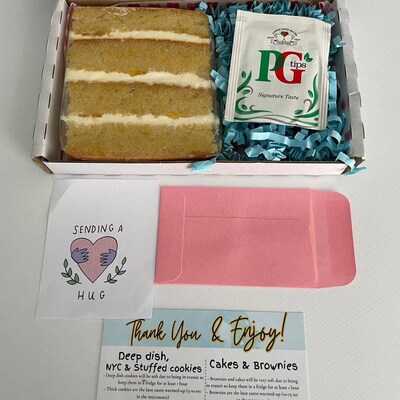 Letterbox Cake Slices SPECIAL FLAVOURS Birthday Cake 4 Cake Slices ...