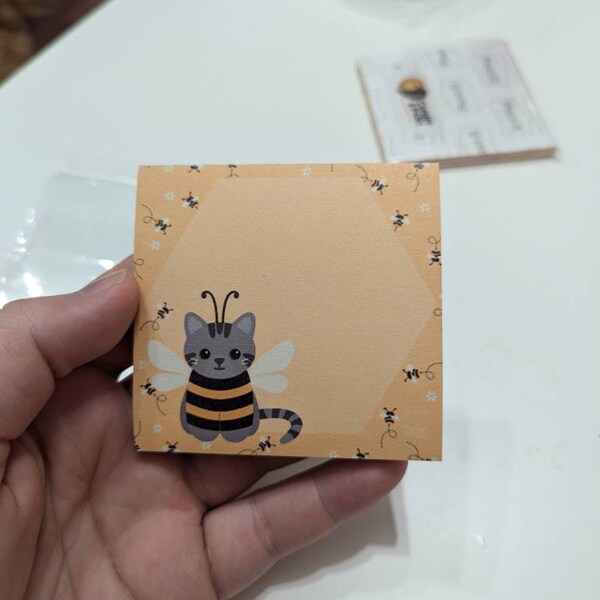 Cat Astronaut Sticky Notes Pad, Cute Post It Notes, Cat Note Pad, Cute ...