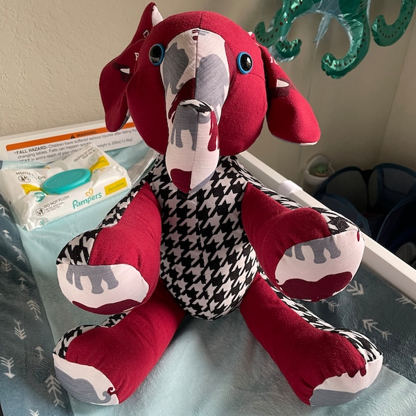 CUSTOM Slate the Scrappy Patchwork Snake Softie | Large Snake | Stuffed ...