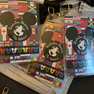 Snack Around the World Passport Lanyard, Kid Friendly Epcot Snacking ...