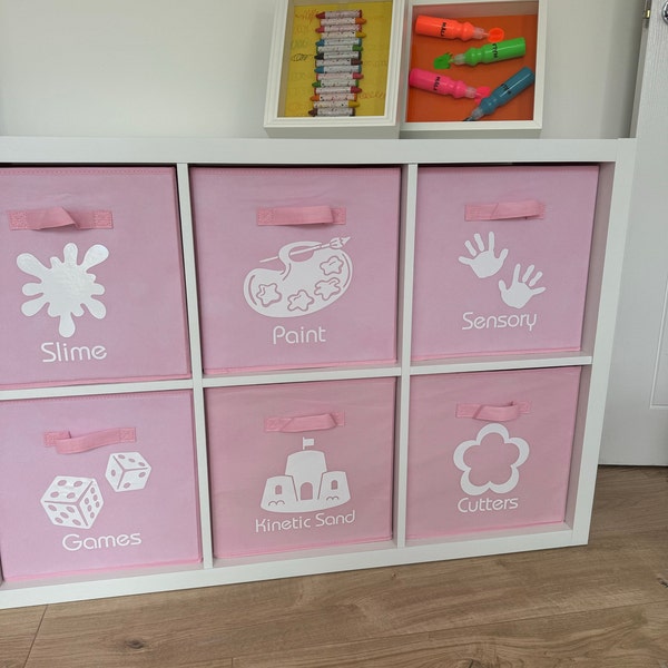 Toy Storage Decals Toy Labels Self-adhesive Personalised Decals ...